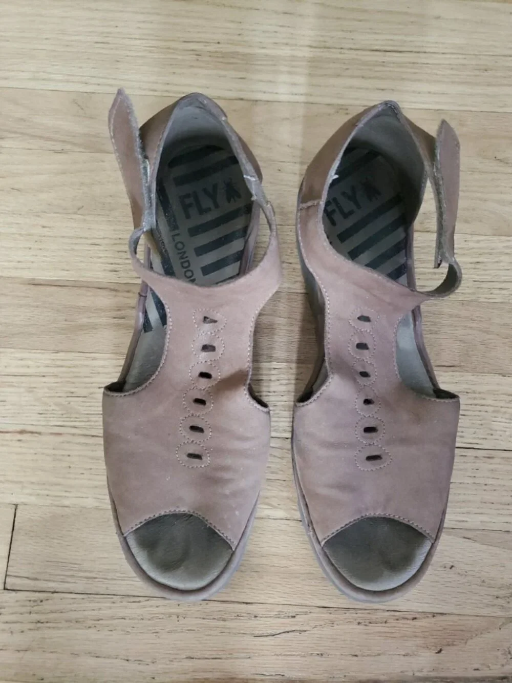 Fly London | Shoes | Fly London Bezo Sandals Tan Platform Lug Womens ...